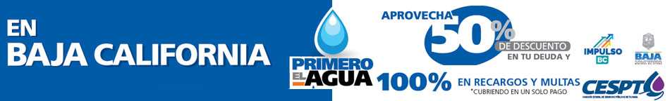 .: CESPT :. Comisión Estatal de Servicios Públicos de Tijuana